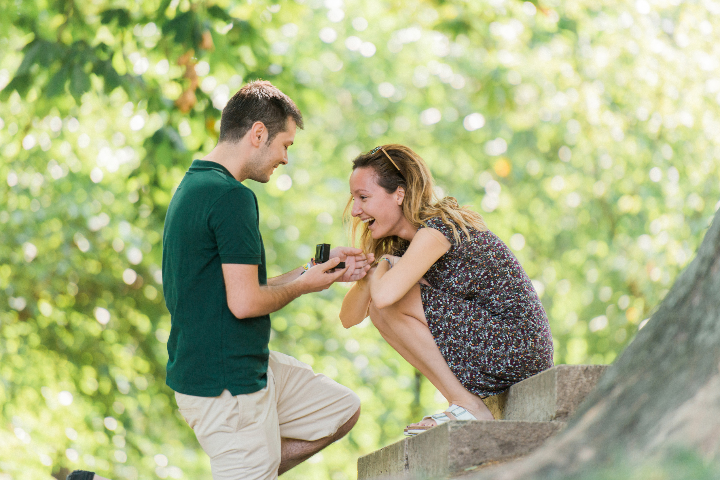 A Surprise Proposal Celebration in Budapest | Flytographer