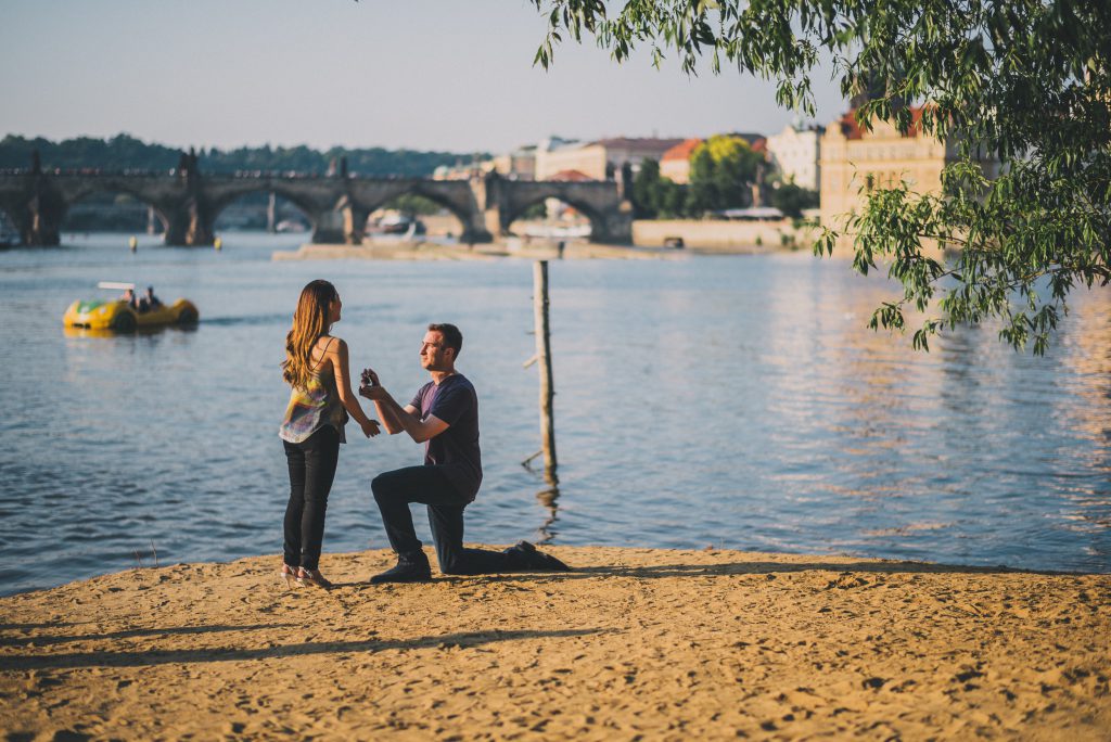 A Heartwarming Prague Proposal | Flytographer